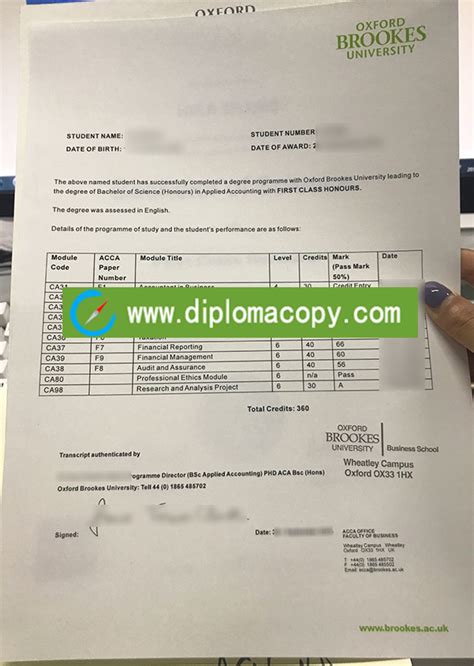 Pick Up Fake Oxford Brookes University Transcript Buy Fake Diplomas