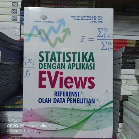 Jual Buku Original Statistika Dengan Aplikasi Eviews Referensi Olah Data Penelitian Shopee