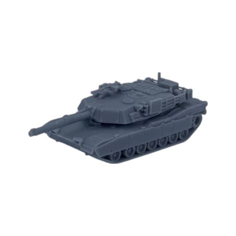 M1 A1 Abrams Tank Ho Scale Gray Model Scenery World