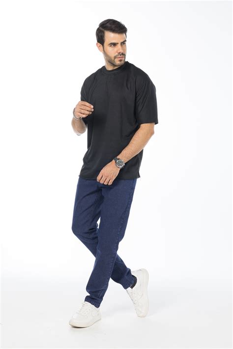 بنطلون جينز رجالي كحلي