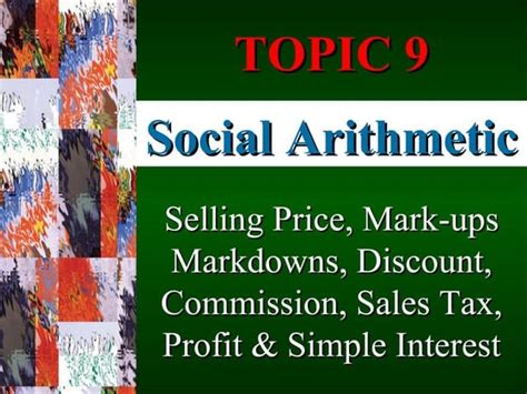 Solving Money Problems Involving Percentagespptx