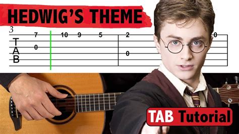 Harry Potter Hedwigs Theme Easy Fingerstyle Guitar Tab Youtube