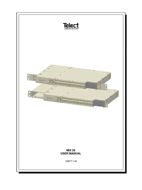 Telect Mix 28 Pdf Electrical Connector Trade Secret