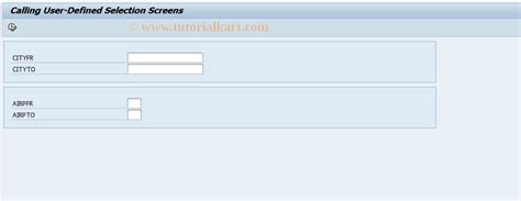 demo report transact sap tcode report transaction with selscrn 500