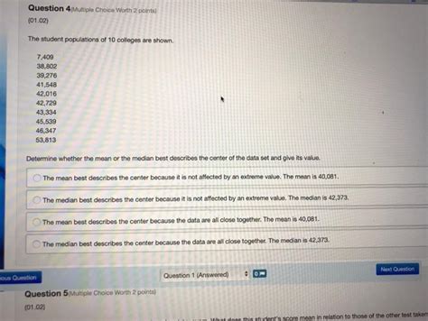 solved question 4 multiple choice worth 2 points 01 02
