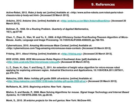 Ppt Algorithms For Maze Solving Robot Powerpoint Presentation Free