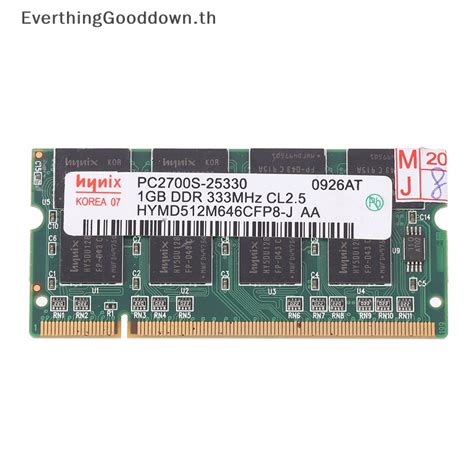 Ever หน่วยความจําแล็ปท็อป 1gb Ddr1 So Dimm 200pin Ddr333 Pc 2700 333mhz