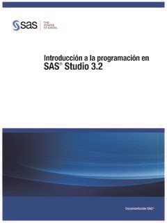 Introducci N A La Programaci N En Sas Studio Introducci N A La
