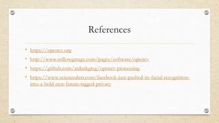 Opencv PPT