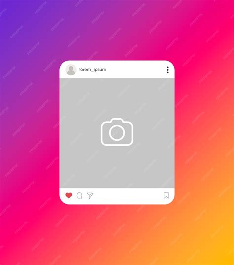 인스타그램 포스트 모크업 디자인 프리미엄 Psd 파일