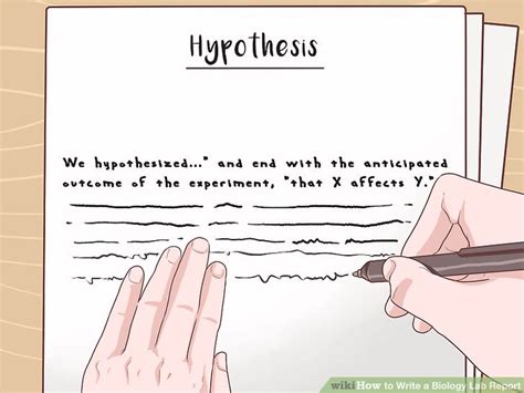 How To Write A Biology Lab Report With Pictures WikiHow