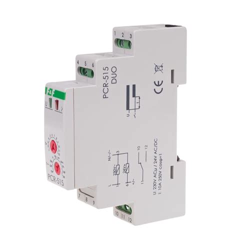 PCR-515 DUO Zeitrelais verzögerte Einschaltung 230V AC 24V AC DC