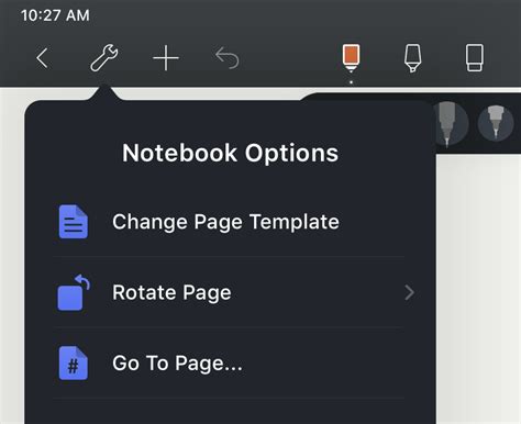 How To Rotate Pages On Noteshelf IOS Noteshelf Support