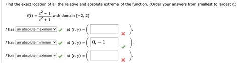 solved find the exact location of all the relative and