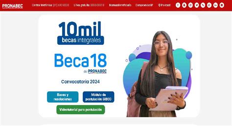 Pronabec ¿deseas Postular A Beca 18 Conoce Cuales Son Los Requisitos
