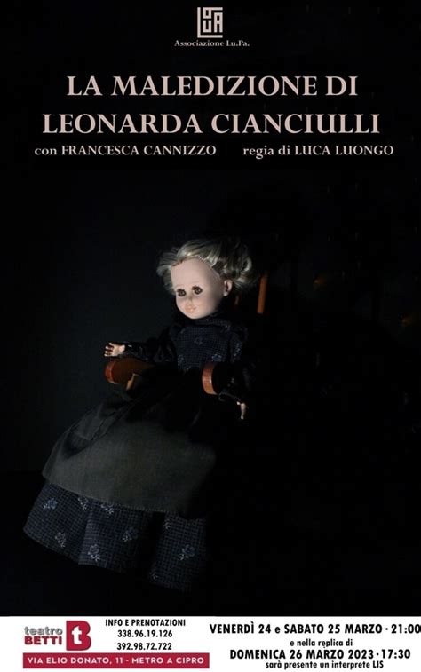 Al Teatro La Storia Di Leonarda Cianciulli La Prima Serial Killer