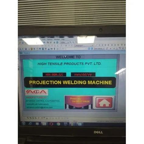 Projection Plc Spot Welding Hmi Panel Rated Input Power V At Rs Piece In Faridabad