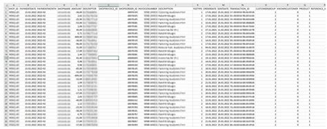 How To Create Pivot Table From Csv Settlement Report Imported In Excel