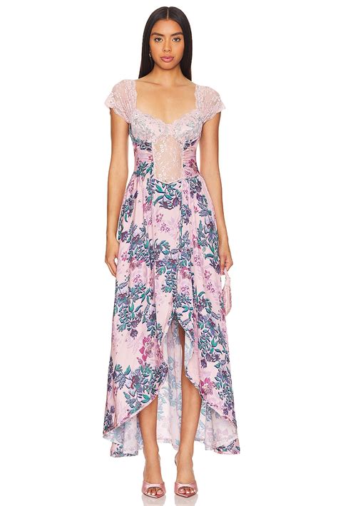 Free People X Intimately Fp Bad For You Maxi Bodysuit In Dusty Rose
