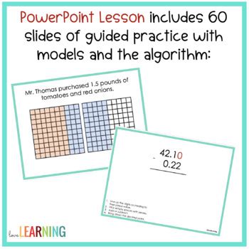 Adding And Subtracting Decimals Lesson Notes And Google Slides