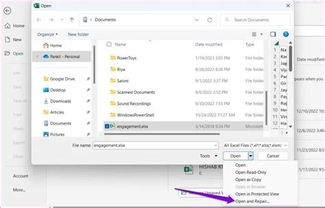 رفع مشکل کار نکردن اکسل و خطای Excel Has Run Into An Error در ویندوز