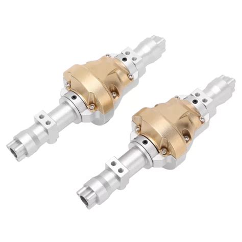 Rc Front Rear Axle Housing Case Aluminum Alloy 118mm With Brass Cap For