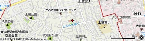 東京都中野区上鷺宮3丁目7の地図 住所一覧検索｜地図マピオン