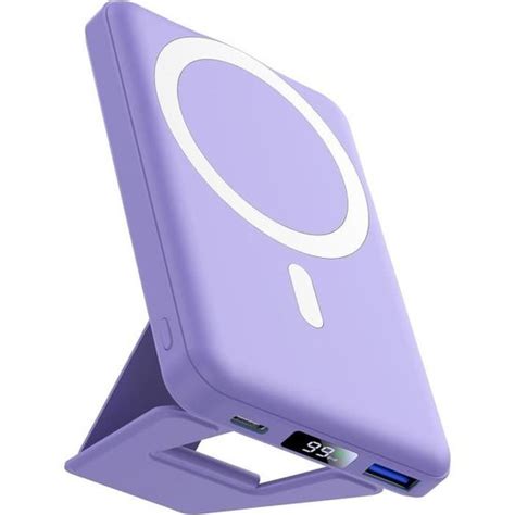 Batterie Externe Magnétique Sans Fil 10000Mah Mag Safe Power Bank