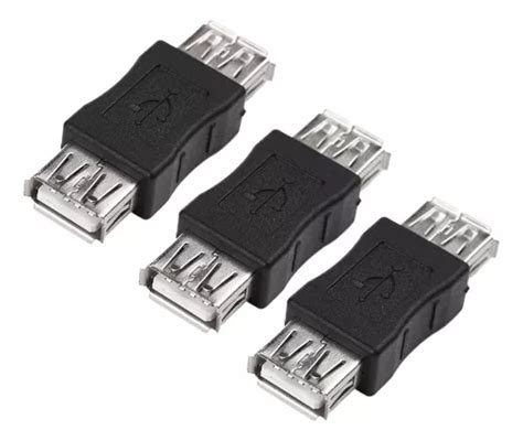 Conector Cople Adaptador Usb Hembra A Usb Hembra Extensor MercadoLibre