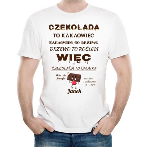 Koszulki z dowolnym własnym nadrukiem męskie na zamówienie cena