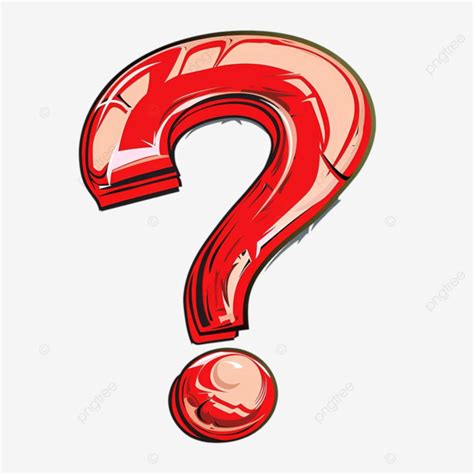 만화 스타일의 큰 빨간색 물음표 물음표 의문 징후 Png 일러스트 및 이미지 에 대한 무료 다운로드 Pngtree