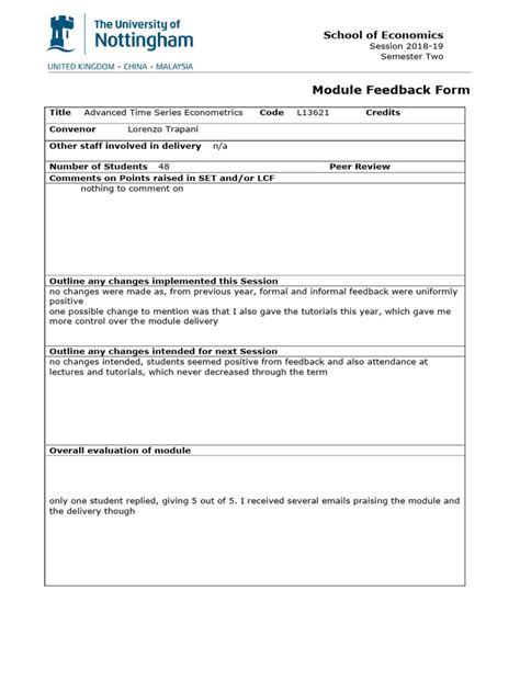 Advanced Time Series Econometrics 201819 Ms Pdf Teachers