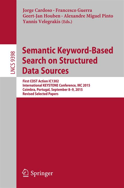 Semantic Keyword Based Search On Structured Data Sources Ebook By Epub Rakuten Kobo United