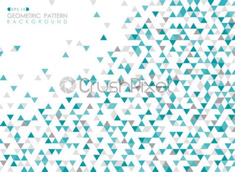 Abstract Of Blue Triangle Geometric Pattern Cover Background Stock Vector 1579574 Crushpixel