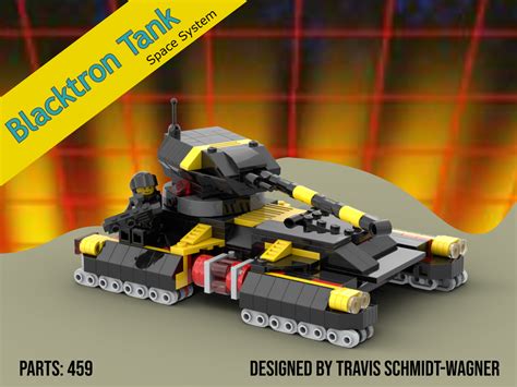 Lego Moc Blacktron Tank Alt Build 10355 By Camobricktape Rebrickable