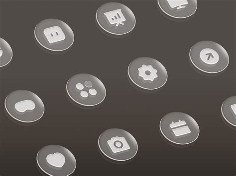 VisionOS Glass Icons By Richard Layers