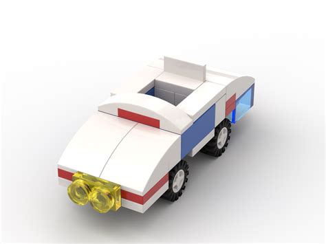 Lego Moc Mondrian Art Police Car By Juanmb Rebrickable Build With Lego