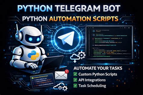 Create Complex Python Telegram Bot Telegram Bot With Python Automation