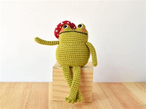 Tiny Frog Crochet Pattern Fancy Amigurumi Hobby Habitat Hub