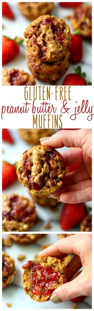 Gluten Free Peanut Butter And Jelly Muffins Kims Cravings