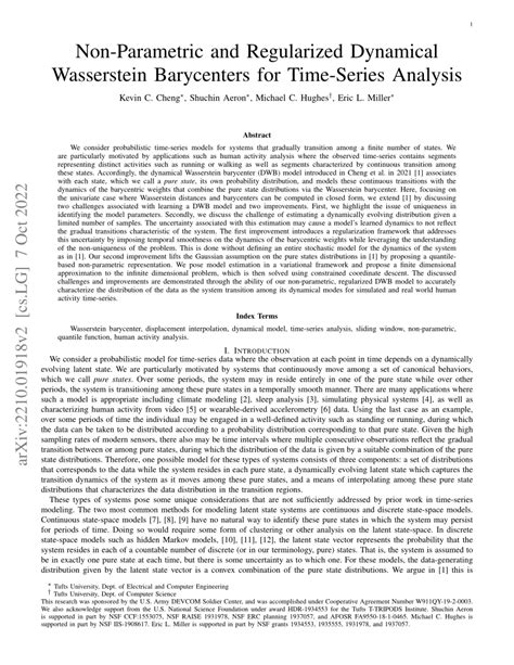 Pdf Non Parametric And Regularized Dynamical Wasserstein Barycenters