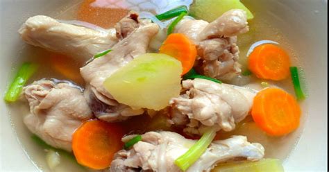 สูตร แกงจืดไก่ใส่ฟักหอม โดย Phuthai Siam Cookpad