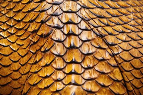 Detailed View Of Armored Scales On Crocodile Hide Stock Image Image
