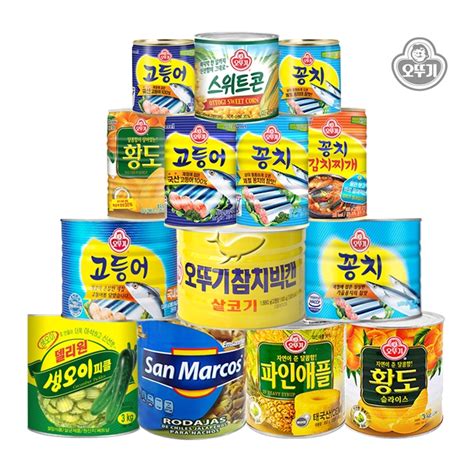 오뚜기 통조림 280g400g3kg 모음전 스위트콘황도파인애플피클할라피뇨고등어꽁치참치 티몬