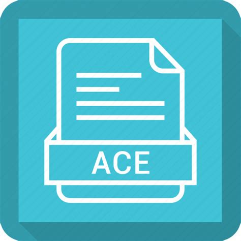 Ace Document Extension File Format Icon Download On Iconfinder