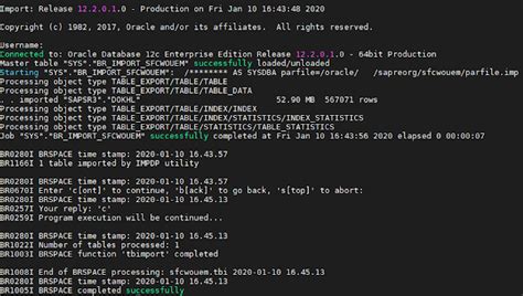 Sap Basis Administrator Blog Import Db Tables Using Brtools
