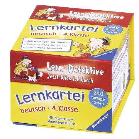 Lernkartei Deutsch 4 Klasse Lern Detektive Jetzt Blick Ich Durch