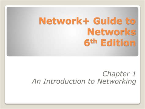 Ppt Networking Essentials Unleashing The Power Of Connected