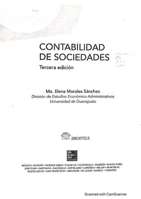Contabilidad De Sociedades 3ra Edicion Contabilidad De