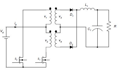 Solved The Figure Below Shows A Push Pull DC Power Supply Chegg Com